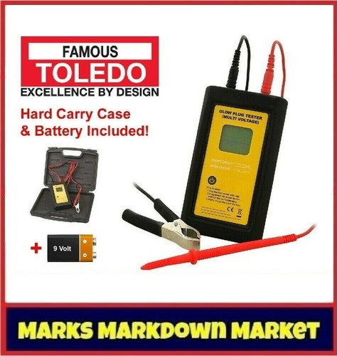 ToolPRO Toledo Glow Plug Tester Multi Voltage Automotive Diagnostic ...
