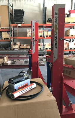 Cheetah Star-A-Liner Frame Rack Tower Pump Hose and Ten Ton Ram | OTC ...