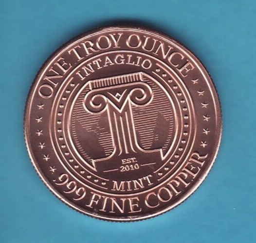 TEXAS SEAL Design 1 TROY oz. Copper Round Coin INTAGLIO MINT | eBay
