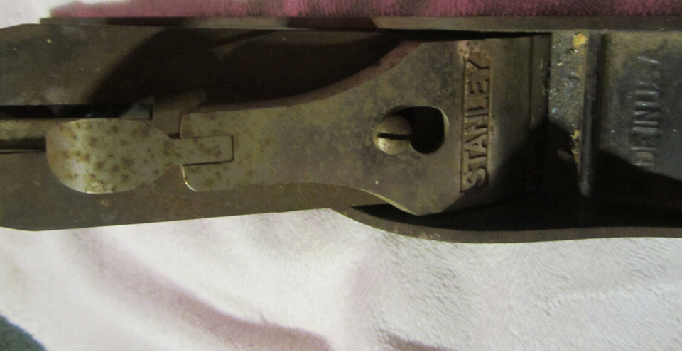 #5 ad Stanley Smooth Bottom USA wood working plane tool,Craftsman blade ...