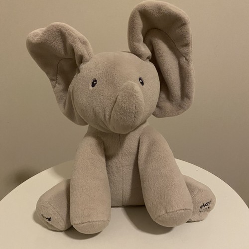 Baby Gund Flappy the Elephant Toy Sings Do Your Ears Hang Low Plays ...