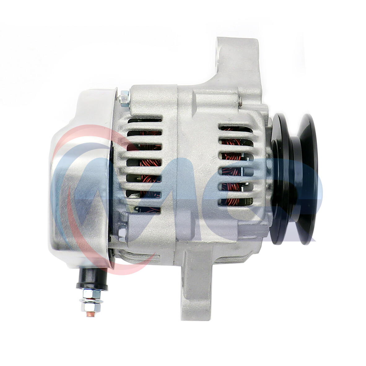 New FOR Chevy Mini Alternator 1-WIRE 5.5 Pounds Denso Street Rod Race ...