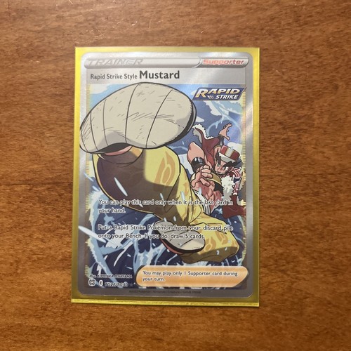 Rapid Strike Style Mustard TG27/TG30 Swsh09: Brilliant Stars Trainer ...