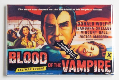 Blood of the Vampire FRIDGE MAGNET movie poster | eBay