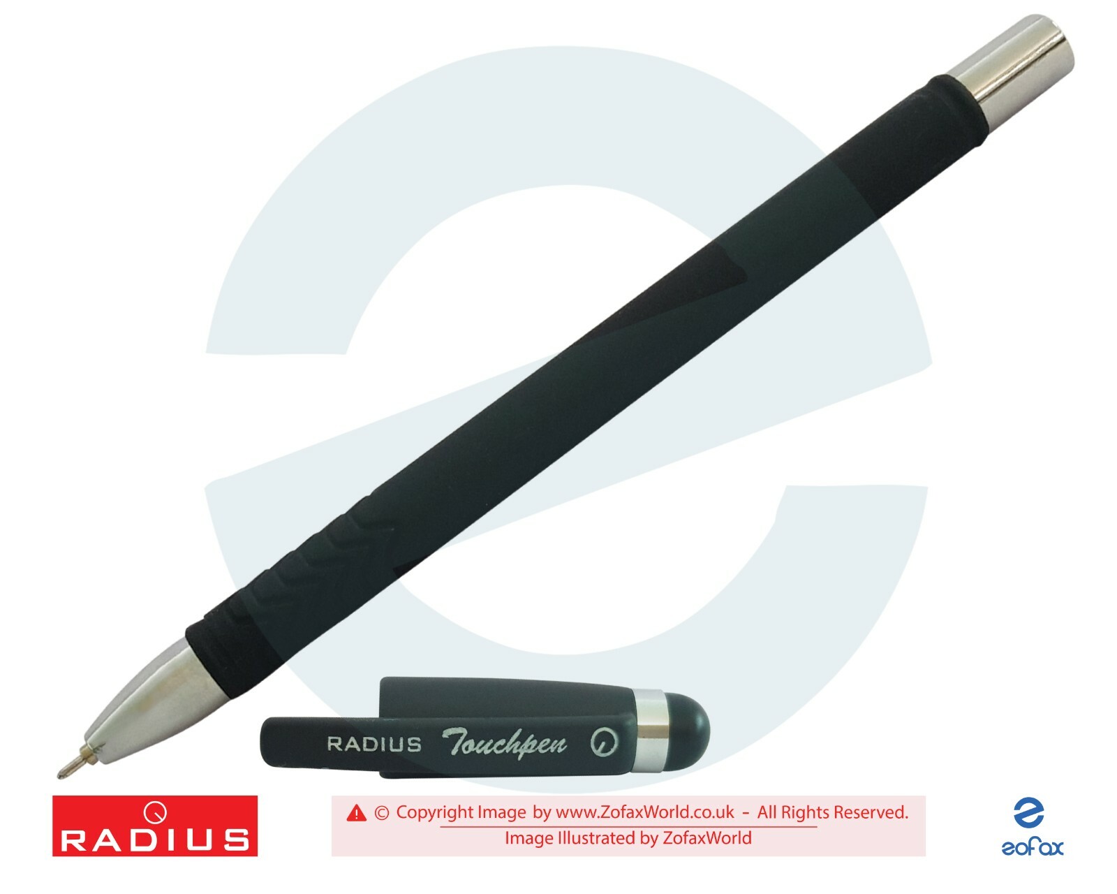 0.7mm RADIUS Touch BLUE Stylus Smooth Ballpoint Pen Touchscreen Mobile ...