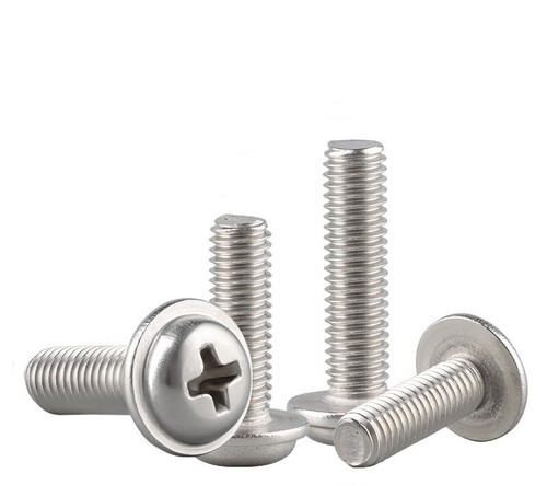 M2.5-M6 304 Stainless Steel Cross Phillips Pan Round Washer Pad Head ...