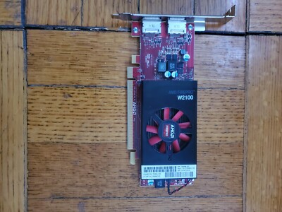 AMD FIREPRO W2100 2GB GDDR3 PCIE 16X 2X DISPLAYPORT LOW PROFLIE | eBay
