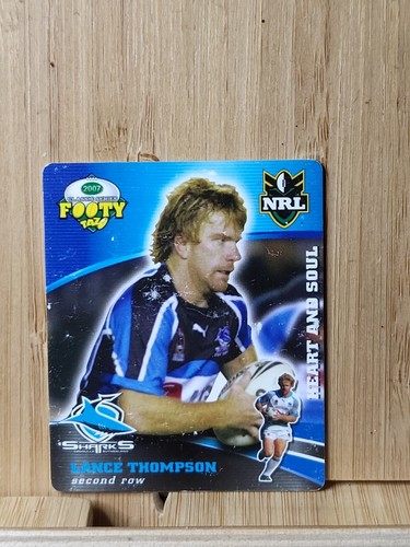 LANCE THOMPSON🏆Smiths 2004 Sharks NRL Footy Tazo🏆 | eBay Australia