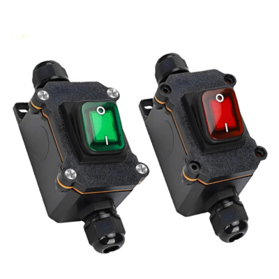 Inline-Kabelschalter 220V IP67 Wasserdichter Ein-Aus-Schalter Mit LED ...