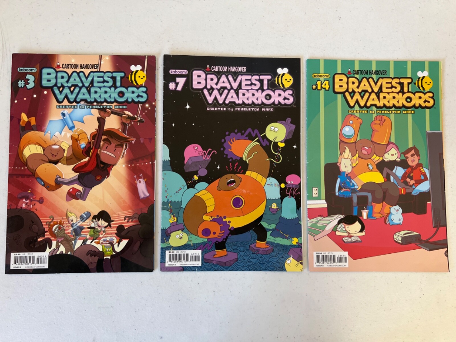 3 Issues Bravest Warriors Kaboom! Comic Books 2013 | eBay