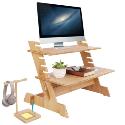 Portable Laptop Computer Desk Tray Stand Foldable Table with Storage ...