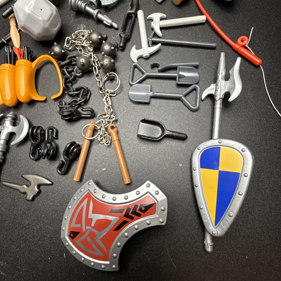 playmobil Swords, Spear, Joust Tools, Arrows, Shields Weapons knight ...