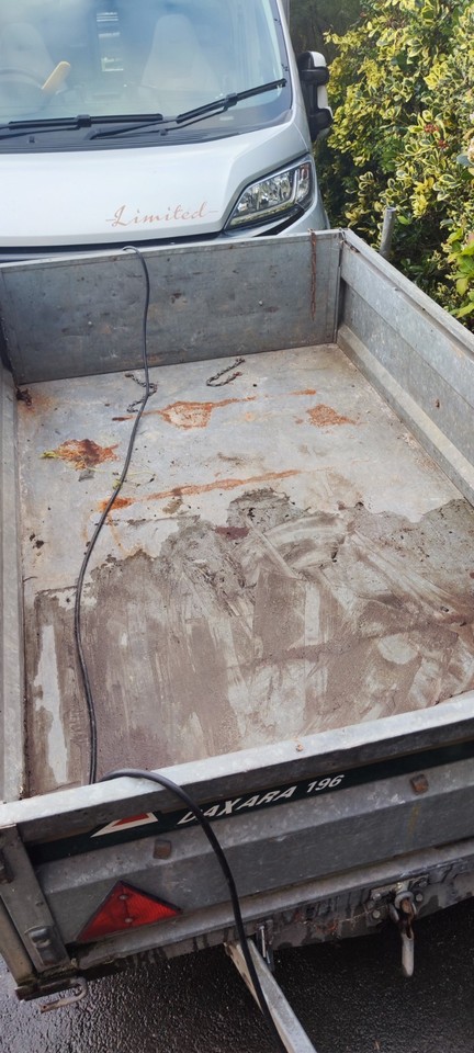 Erdi break back trailer for sale average condition galvanised | eBay UK