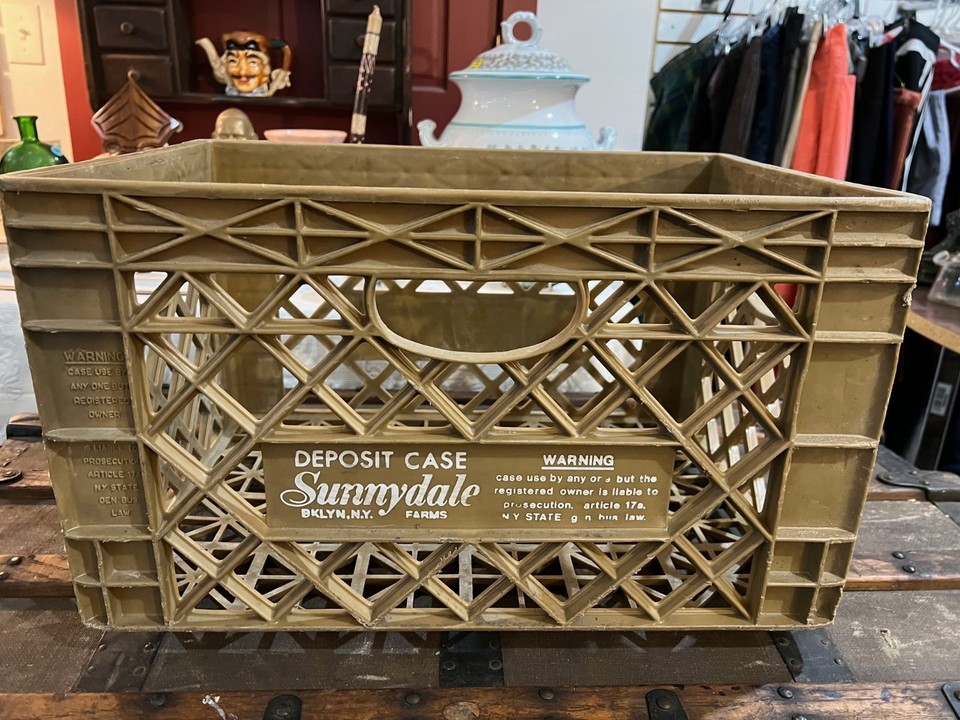 Sunnydale Farms Brooklyn NY Plastic Milk Bottle Crate Deposit Case 13 ...