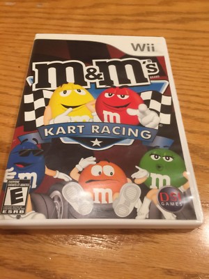 Mint M&M's Kart Racing (Nintendo Wii, 2007) complete set with case and ...