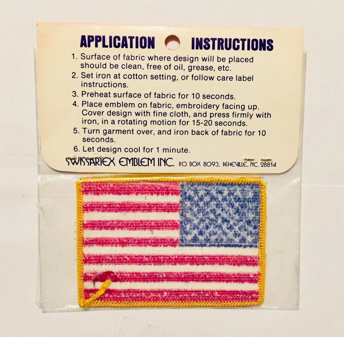 Print American Flag Nasa Patch