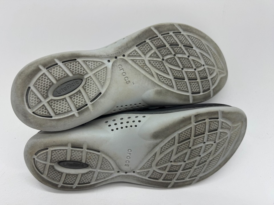 Crocs Literide 360 Pacer Sneakers Men's Black Lace-Up Low Top Running ...