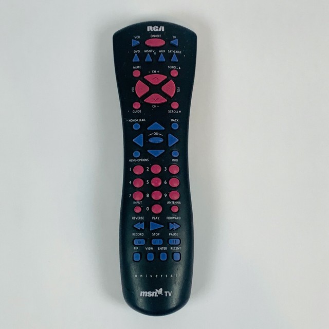ORIGINAL RCA CRK76WB3 RM2100 RM4100 MSN TV REMOTE CONTROL F/ for sale ...