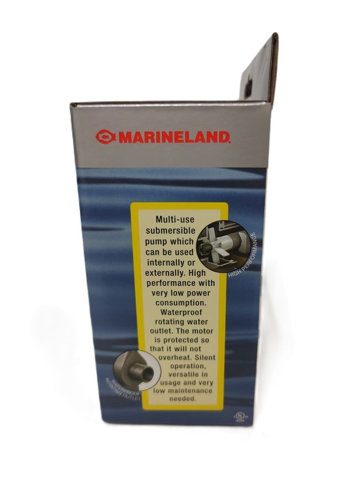 Marineland Water Pump Maxi-Jet 1200 Submersible Up to 295 GPH Up to 70 ...