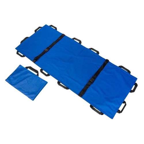 Foldable Canvas Stretcher Emergency Litter Patient Transfer | eBay ...