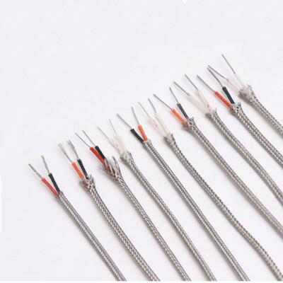 K-Type Stainless Steel Shield Thermocouple Wire Fiberglass Insulation ...