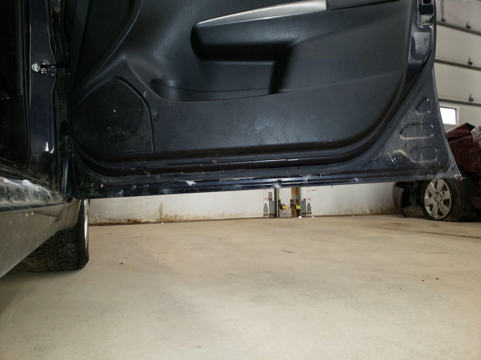 2011 SUBARU IMPREZA POWER FRONT PASSENGER RIGHT DOOR DARK GRAY PAINT ...