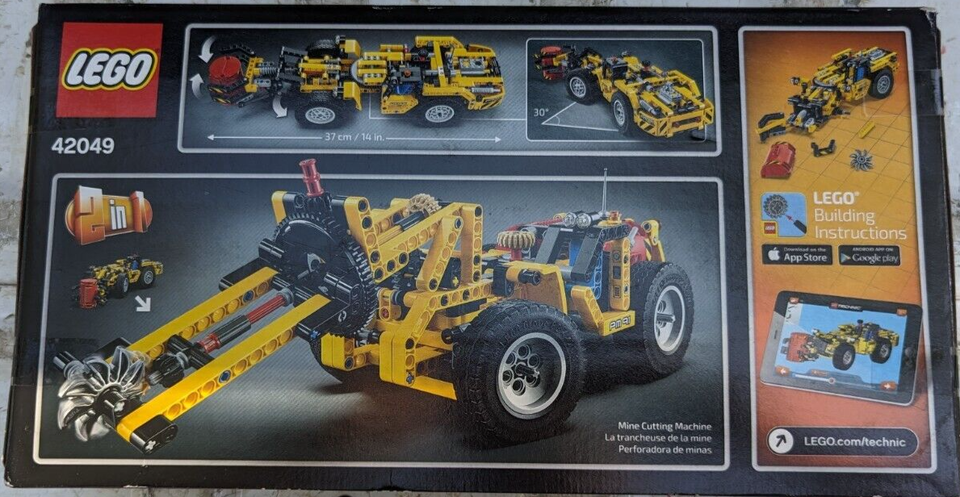 Rare LEGO TECHNIC: Mine Loader (42049) Retired Set 476pcs Building Kit ...