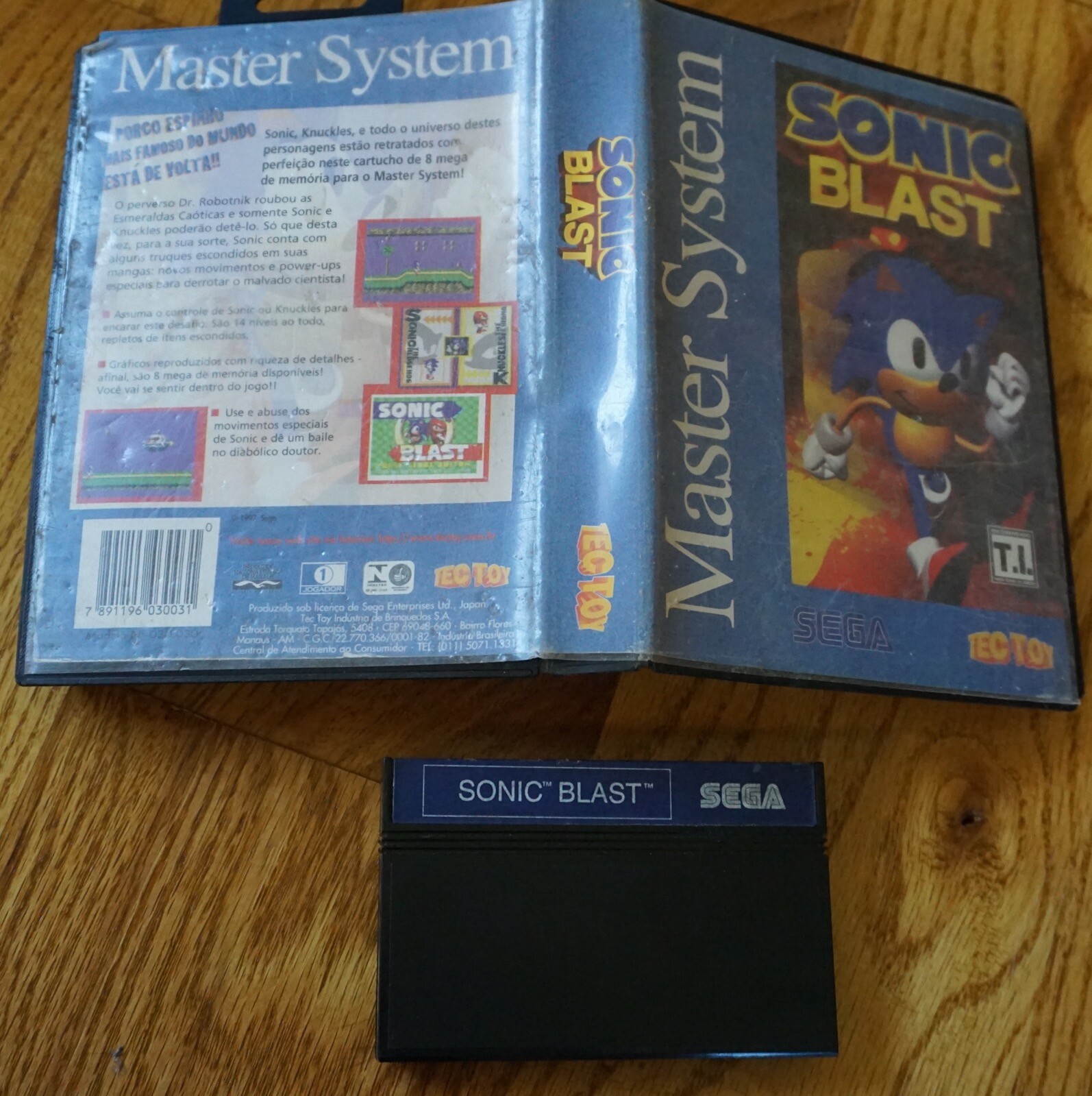 Sonic Blast Master System PAL - Prix - Photo - Présentation