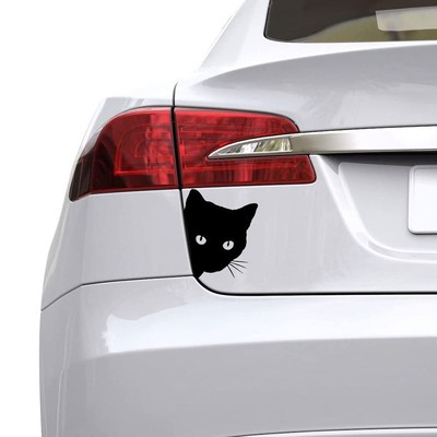 Self-Adhesive Car Cat Sticker Cat Peeking Car Styling Decoration Car | eBay