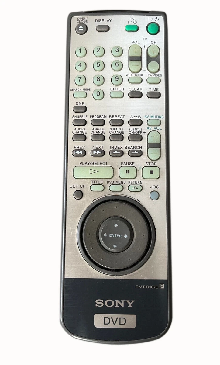 Sony Dvd Player Remote