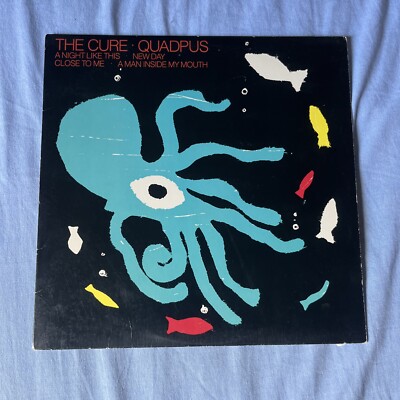 THE CURE Quadpus ELEKTRA 0-66856 original 1986 Goth New Wave EP Play ...