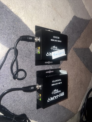 Binary SNAP B-200-1Cat-HDIR HDMI Balun Receiver & Transmitter + 2 Power Supplies | eBay