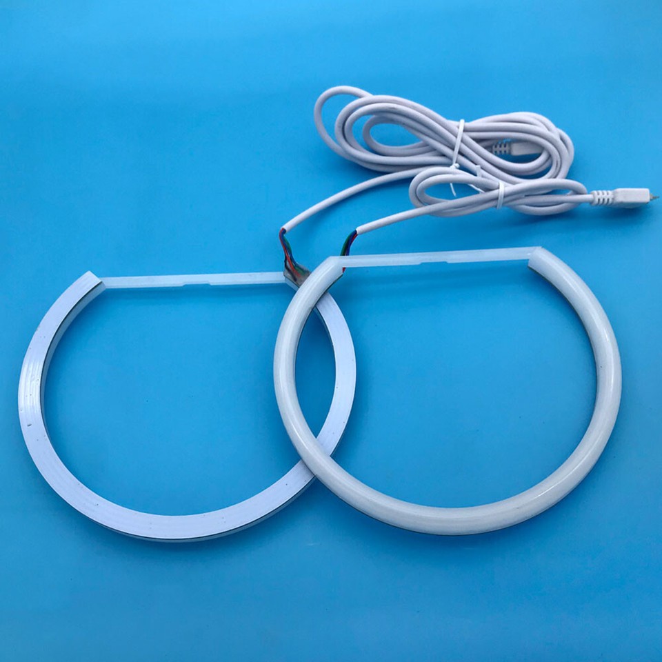 Cotton Light Halo Rings DRL LED Angel Eyes For BMW 3 5 E46/E39/E38/E36 ...