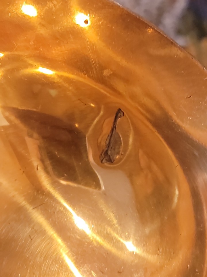 Antique 1864 Holy Water Vessel Silver Plate on Brass Hallmarks Stamped ...