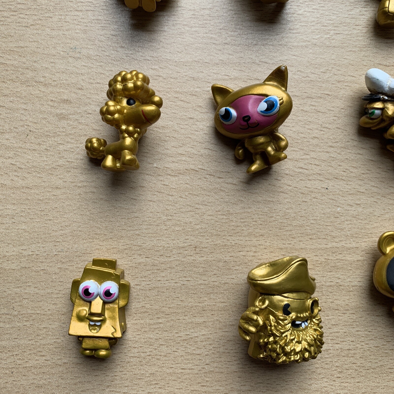 Job Lot of 9 Moshi Monster ultra rare GOLD Figures Including Shrewman ...