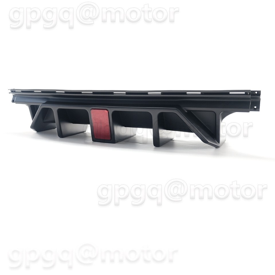 For Grand Cherokee SRT Trackhawk W/ Quad Exhaust Tips Matte Rear Bumper ...