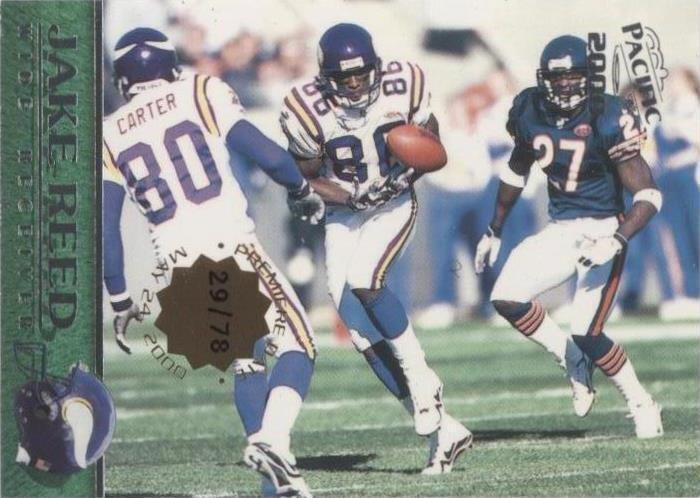 2000 Pacific - Jake Reed #211 Premiere Date /78 for sale online | eBay