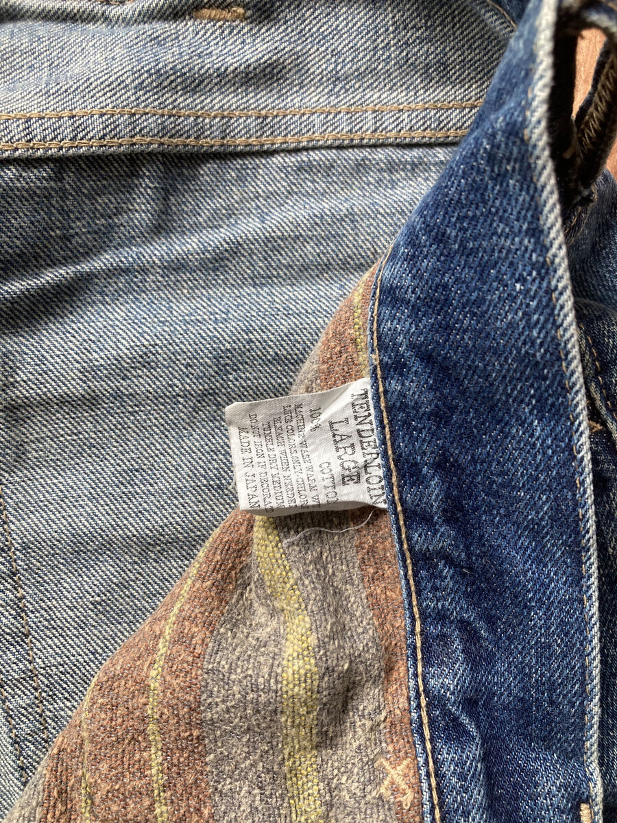 TENDERLOIN Tee Riders Japan Cinch Back Washed Denim Jeans TENDERLOIN Tee Riders Japan Cinch Back Washed Denim Jeans