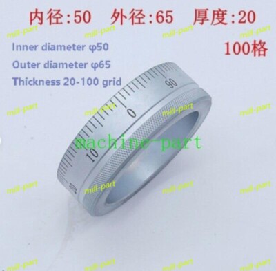0-100mm Lathe Scale Ring Metal Dial Machine Part 50*65*T20mm Accurate ...