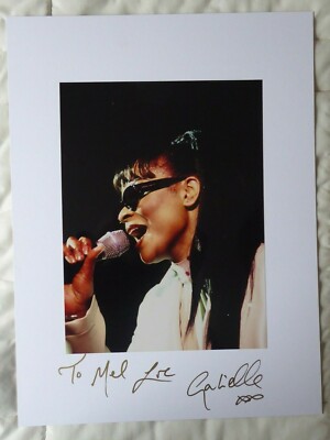 GABRIELLE hand signed mounted original photo 10.7 x 8 inches by Mel ...