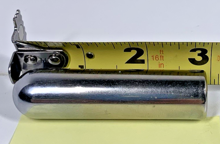 2 Lap Steel Tone Bar Slides With Original Case. 1 Nick Manoloff Fender ...