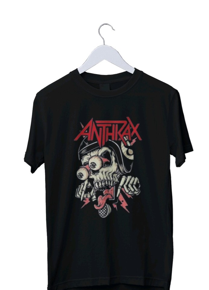 Anthrax Rare Design Graphic Print T-Shirt Mens Unisex S M L XL 2 3 4 XL ...