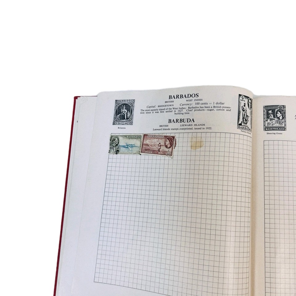 STANLEY GIBBONS 'THE STRAND' WORLD STAMP ALBUM - Partially Filled (10 ...