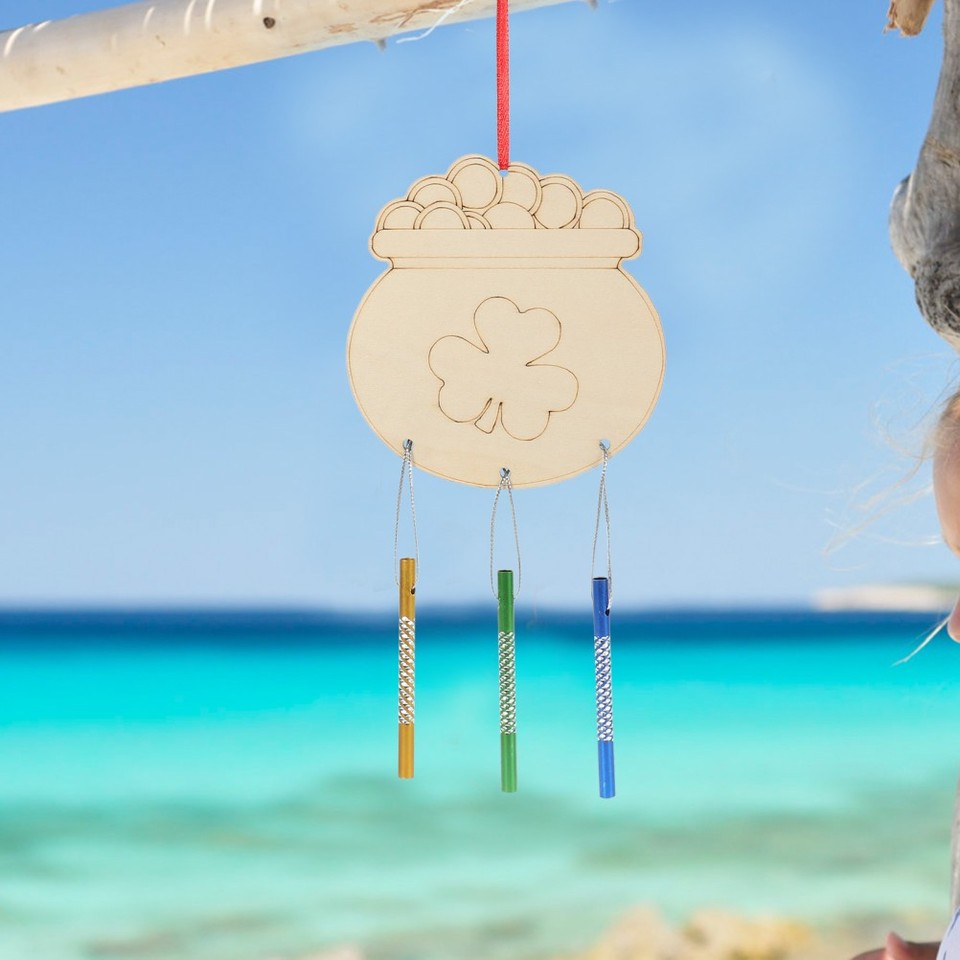Wind Chime Crafts Kit Diy Spring Party Irish Hanging Decoration Chimes ...