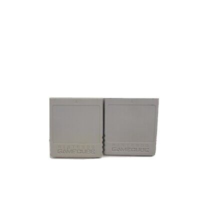 Official Nintendo Gamecube 59 Block Memory Card OEM Authentic Works DOL ...