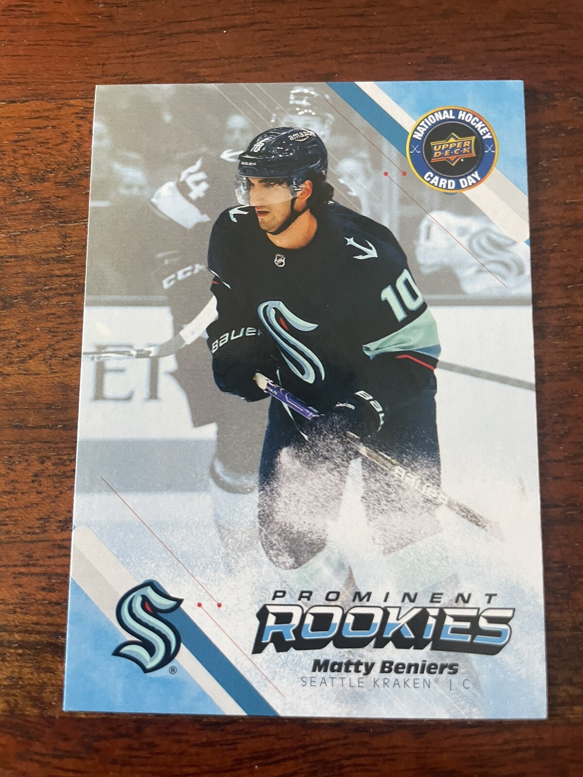2023 Upper Deck National Hockey Card Day Promo #6 Matty Beniers Rookie ...