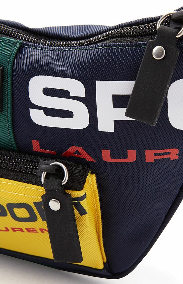 Polo Ralph Lauren Sport Crossbody Bag Fanny Pack Waist Belt Zip Stash ...