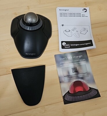 Kensington Orbit Wireless Trackball with Scroll Ring - Space Gray, No ...