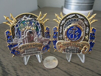 USN Navy Chief's Mess Goat Locker Ask The Chief Knock Loudly CPO ...