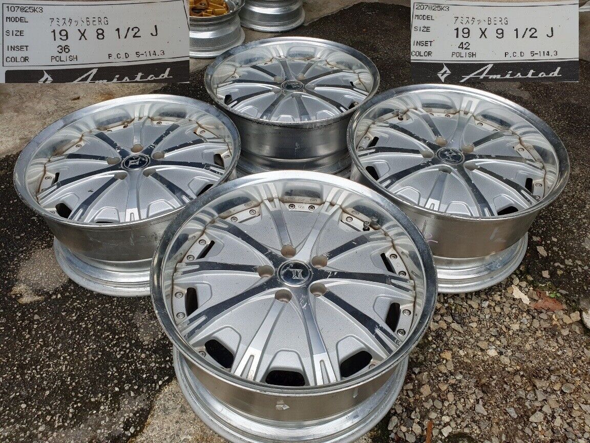 JDM 19" Amistad Berg rims wheels for ls430 gs400 sc430 ls400 aristo ...